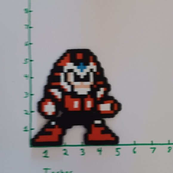 Perler, Megaman | Wall Decor | Perler Bead Art Of Pharaoh Man From ...